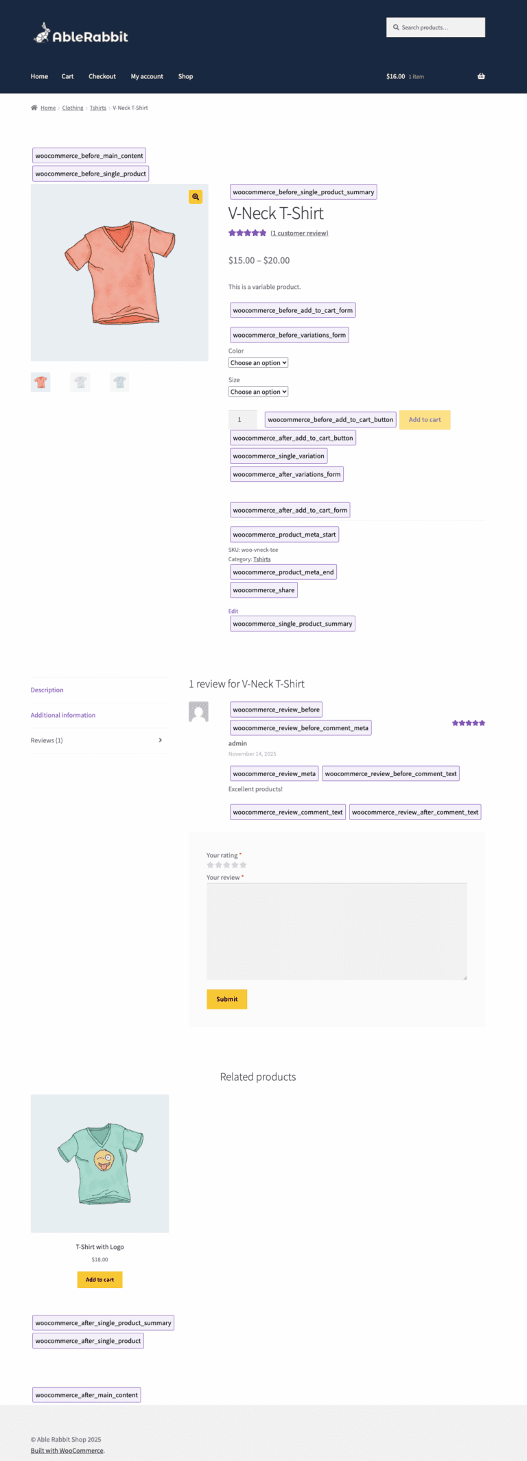 WooCommerce Single Product Page Hooks: Visual Guide + Full List